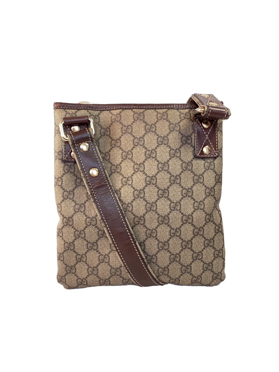Gucci Supreme flat messenger crossbody – My Girlfriend's Wardrobe LLC