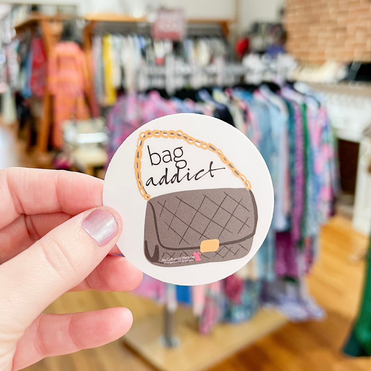 Bag Addict Sticker – My Girlfriend's Wardrobe LLC